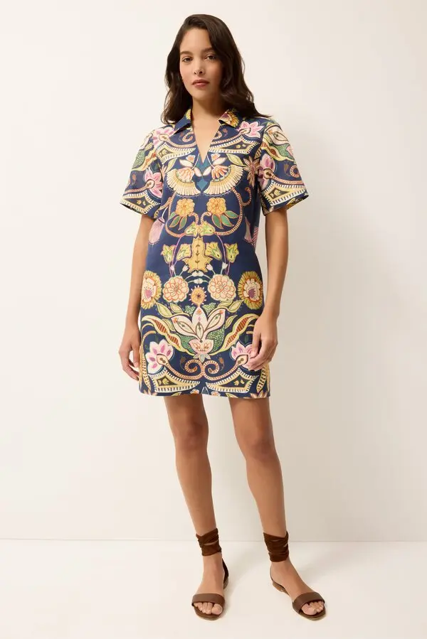 MARIE OLIVER Dede Mini Dress - Neptune
