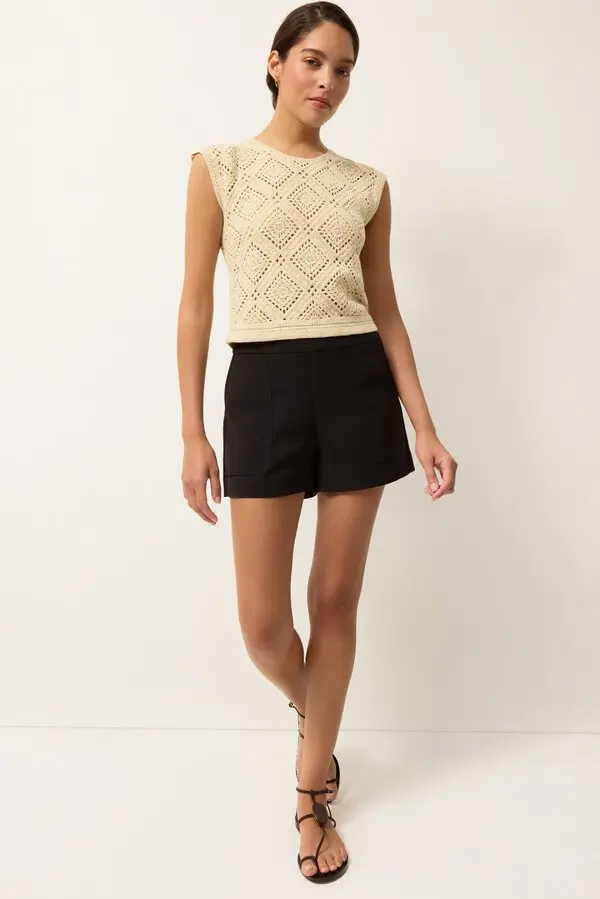 MARIE OLIVER Rainey Crochet Top