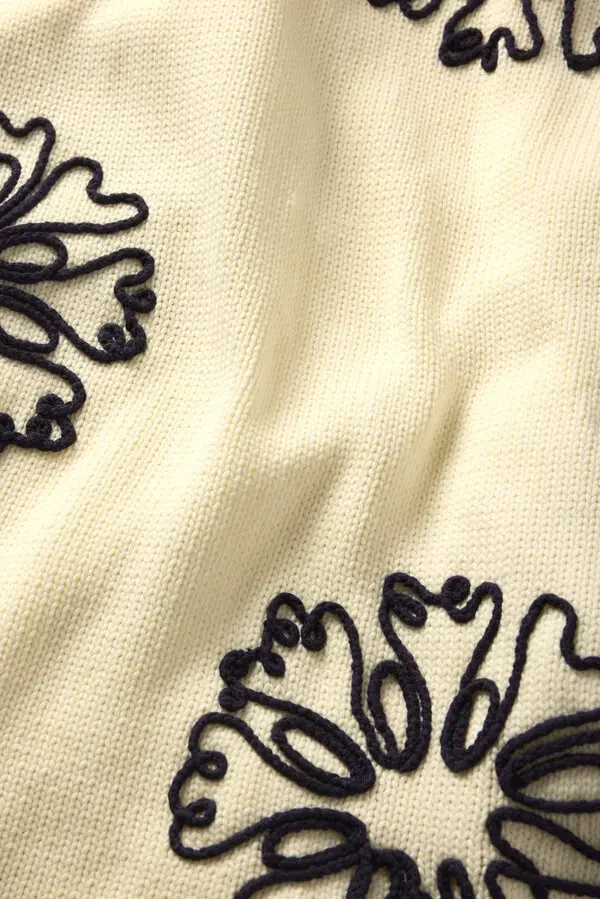 MARIE OLIVER Patricia Embroidered Knit Dress