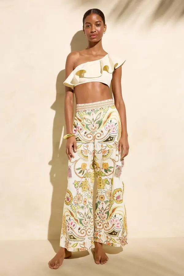 MARIE OLIVER Bennett Printed Palazzo Pants