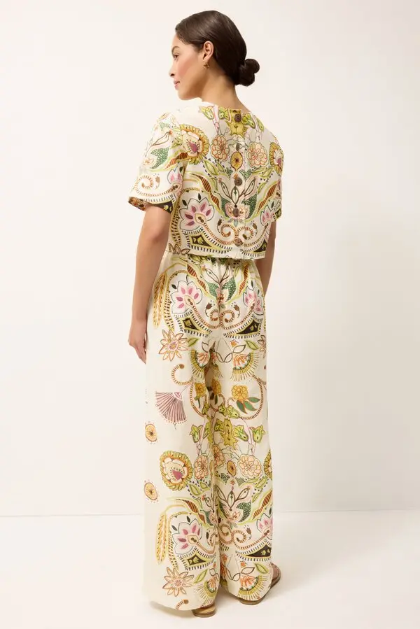 MARIE OLIVER Bennett Printed Palazzo Pants
