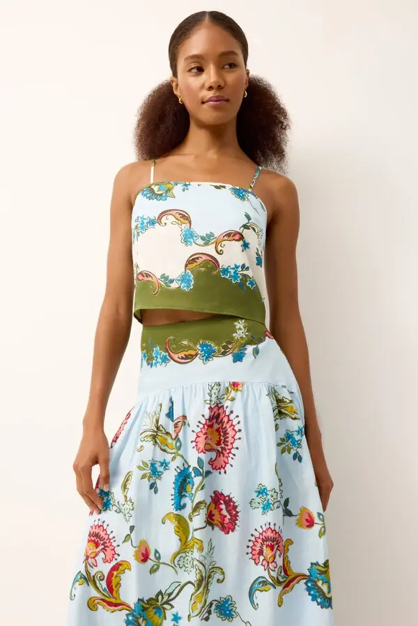 MARIE OLIVER Kyra Cropped Top