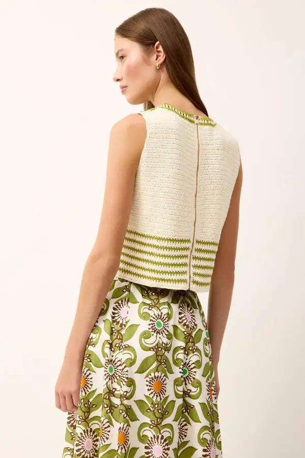 MARIE OLIVER Cass Top - Spinnaker