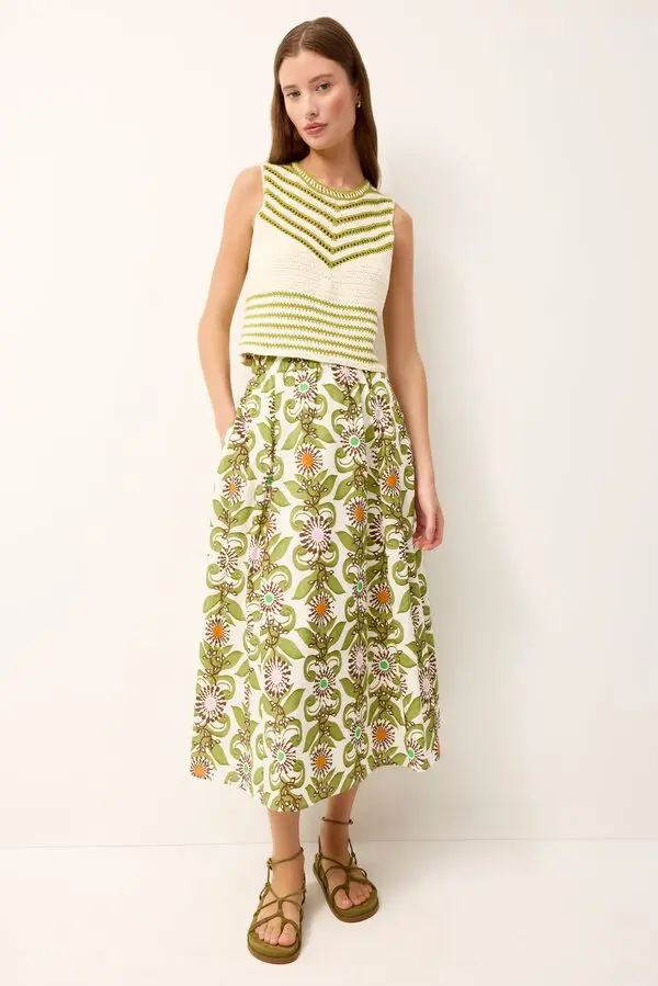 MARIE OLIVER Cass Top - Spinnaker