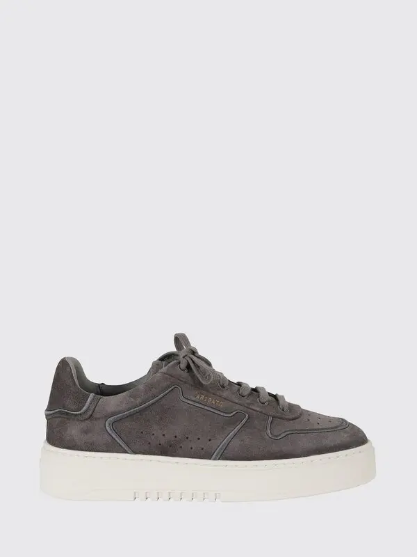Axel Arigato Orbit Suede Low-top Sneakers With Platform Sole - Charcoal