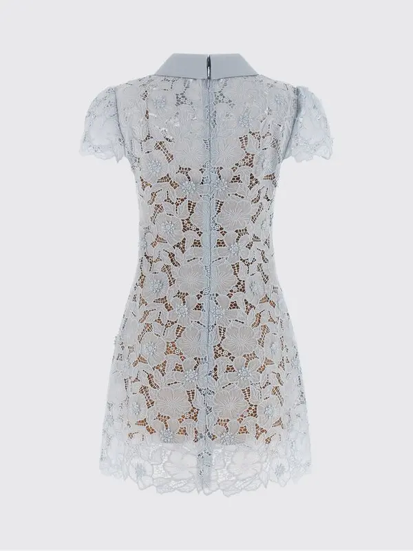 SELF-PORTRAIT Lace Dress With Peter Pan Collar