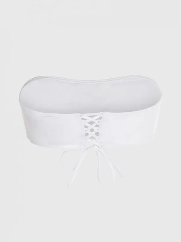 DIESEL® Logo Bandeau Bikini Top