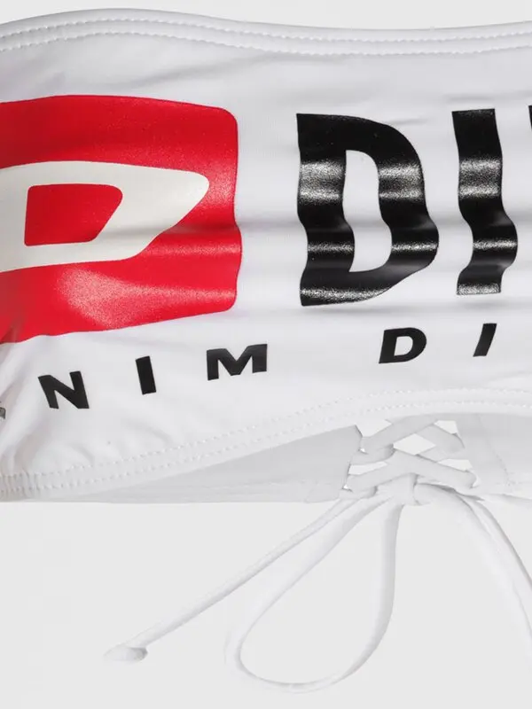 DIESEL® Logo Bandeau Bikini Top