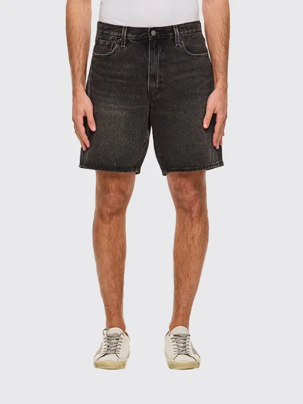 LEVI'S Cotton Denim Shorts - Grey
