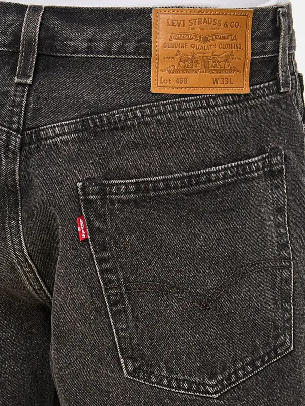 LEVI'S Cotton Denim Shorts - Grey