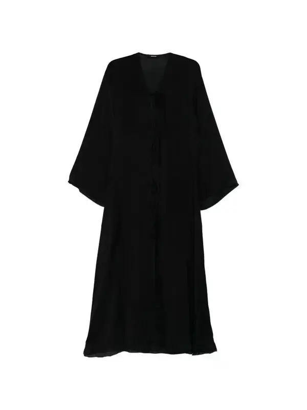 Bondi Born Cremona Tie-detail Cover-up - Black