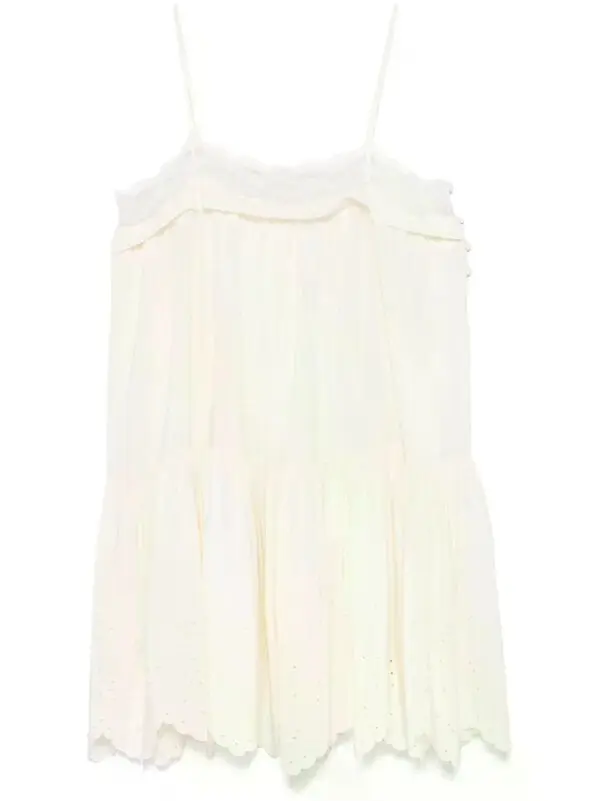 Chloé Lace-trim Mini Dress