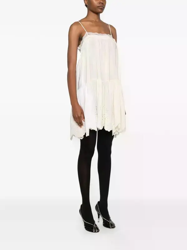 Chloé Lace-trim Mini Dress