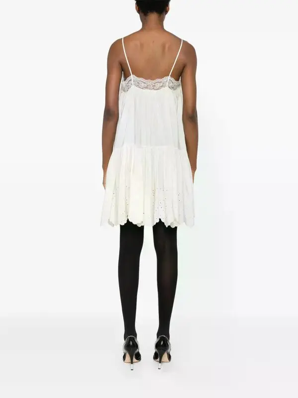Chloé Lace-trim Mini Dress