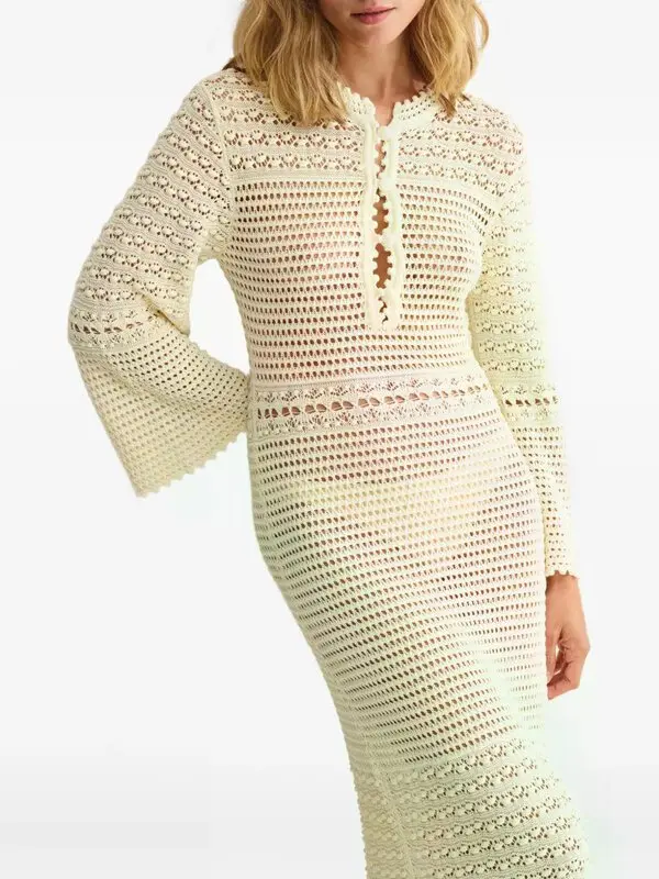 ERES Madone Bell-sleeve Maxi Dress