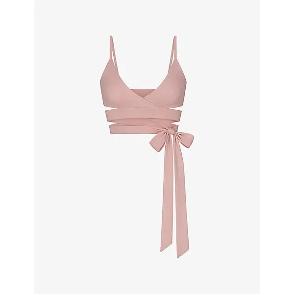 NIKESKIMS Matte Wrap-front Bra
