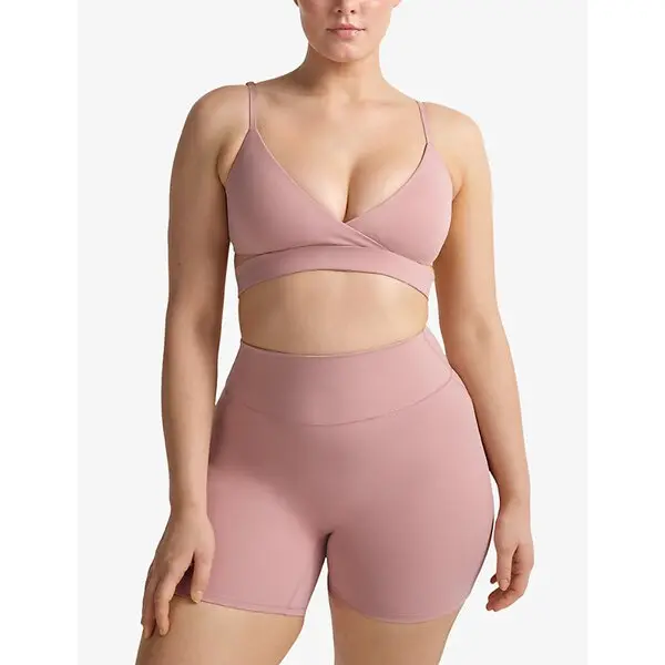 NIKESKIMS Matte Wrap-front Bra