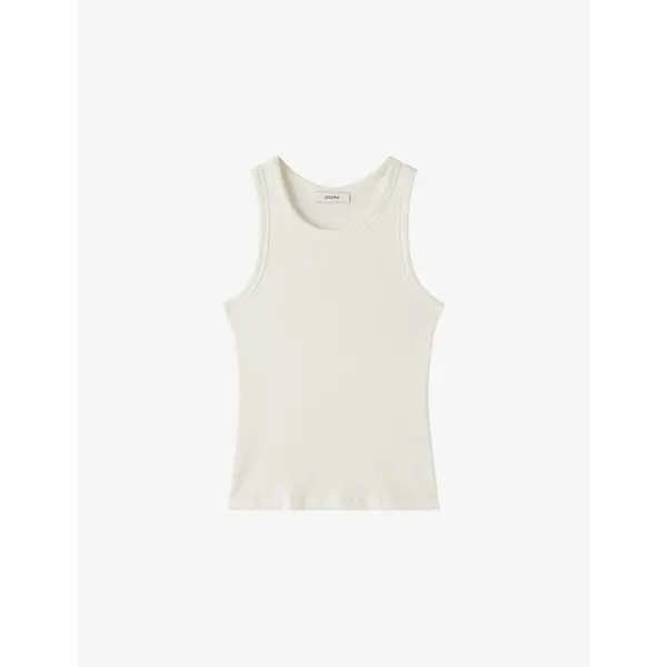 JOSEPH Yeux Ribbed Stretch-cotton Vest Top
