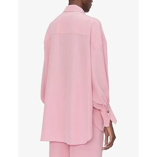 JOSEPH Camilia Relaxed-fit Satin Blouse - Blush