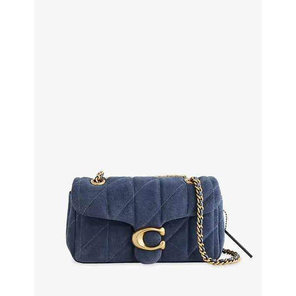 COACH Tabby 20 Suede Shoulder Bag