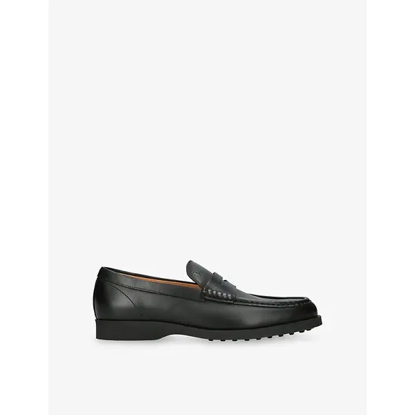 TOD'S Penny-detail Leather Loafers