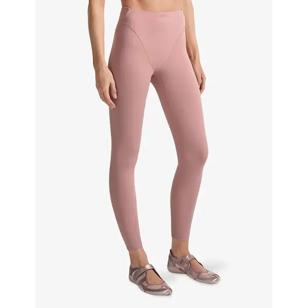 NIKESKIMS Matte V-panel Workout Leggings - Himalayan
