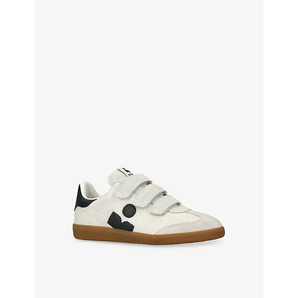 Isabel Marant Beth Logo Leather Trainers