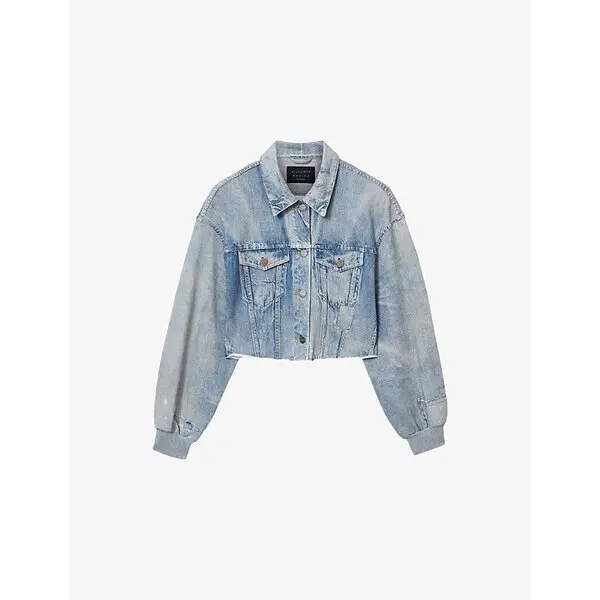 ALLSAINTS Anders Denim-effect Shacket
