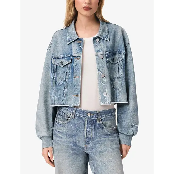 ALLSAINTS Anders Denim-effect Shacket