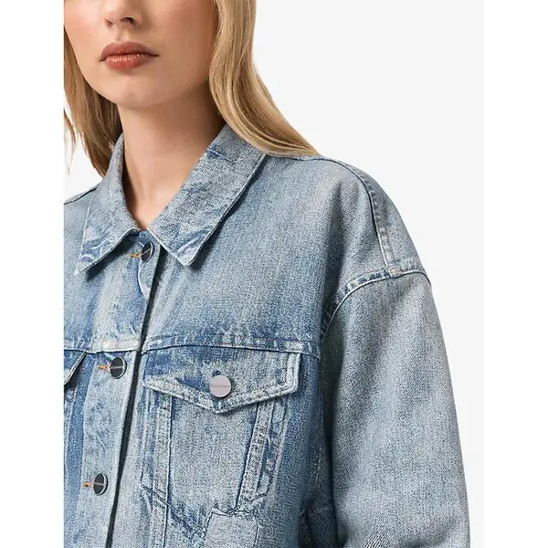 ALLSAINTS Anders Denim-effect Shacket