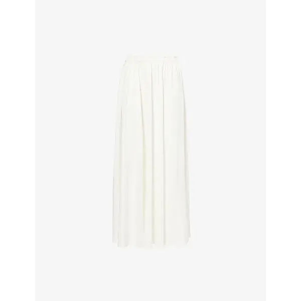 Dissh Ava Modal-blend Maxi Skirt - White