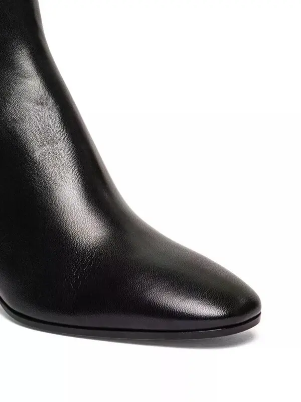 Santoni Round-toe Zip-fastening Boots