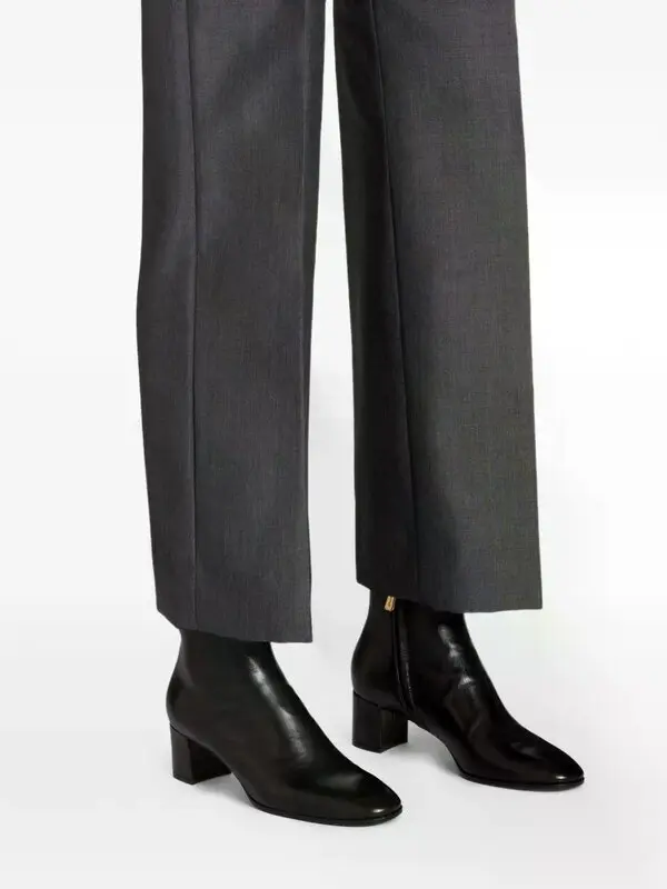 Santoni Round-toe Zip-fastening Boots