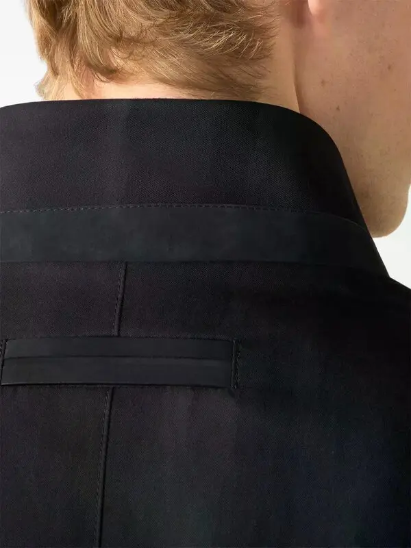 Zegna Stand Collar Chest Pocket Jacket