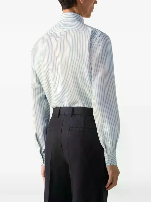 Zegna Striped Cotton Shirt