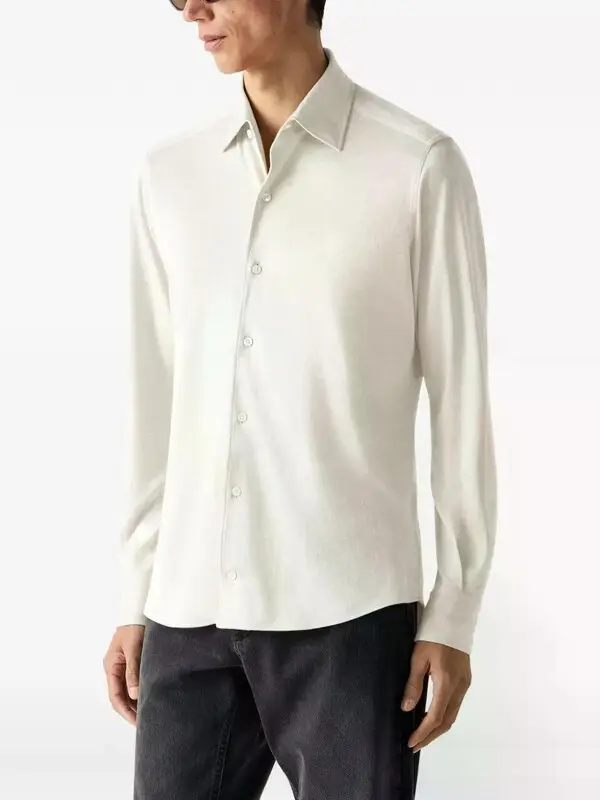 Zegna White Shirt - Neutrals
