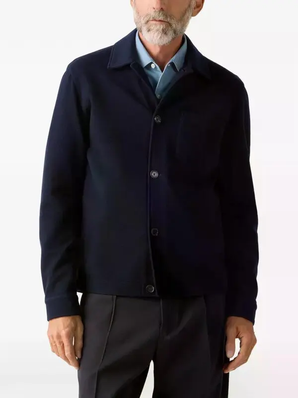 Zegna Pocket Overshirt - Blue