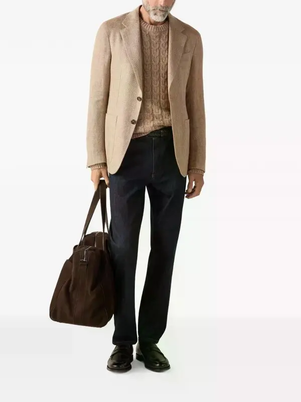 Zegna Patch-pocket Blazer - Neutrals