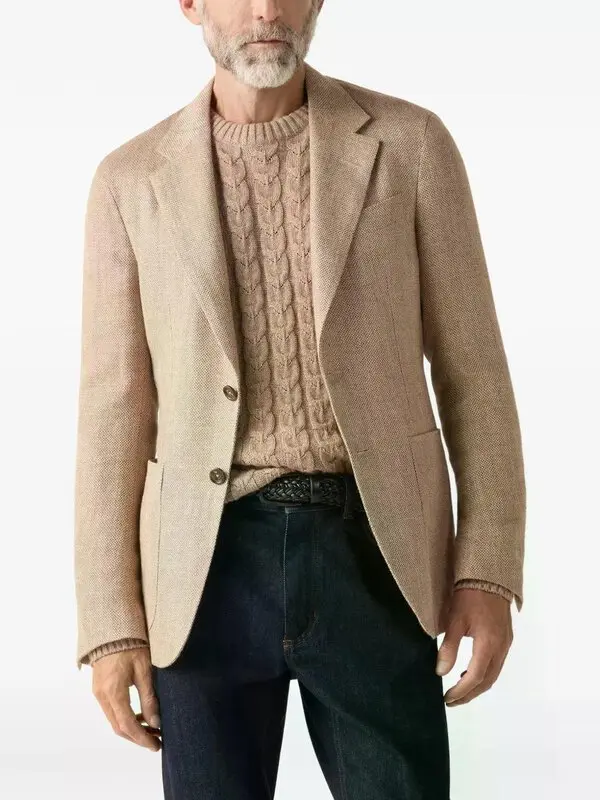 Zegna Patch-pocket Blazer - Neutrals
