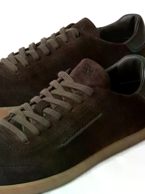 Zegna 232 Dark Sneakers - Brown