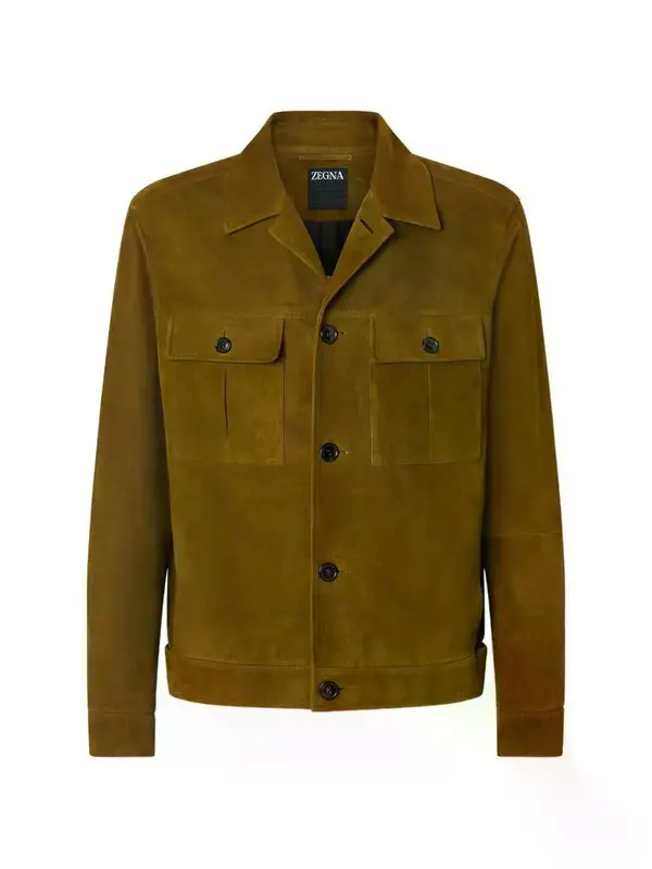 Zegna Chest-pocket Jacket - Brown