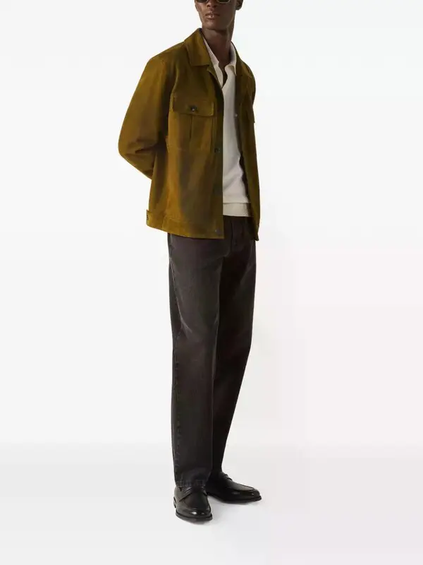Zegna Chest-pocket Jacket - Brown