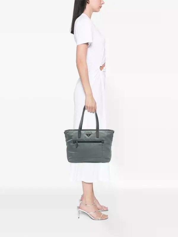 Prada Tessuto Zip Top Convertible Satchel