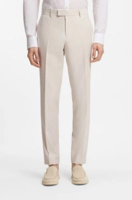 BOSS Two-piece Slim-fit Suit In Stretch Fabric