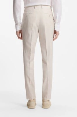 BOSS Two-piece Slim-fit Suit In Stretch Fabric