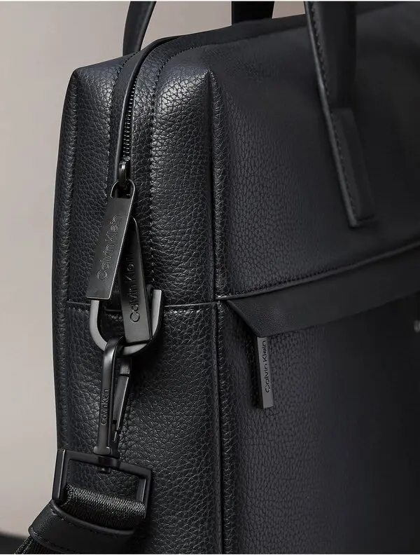 Calvin Klein Pebbled Laptop Bag