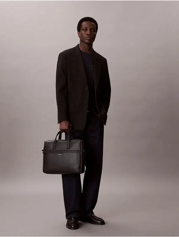 Calvin Klein Pebbled Laptop Bag