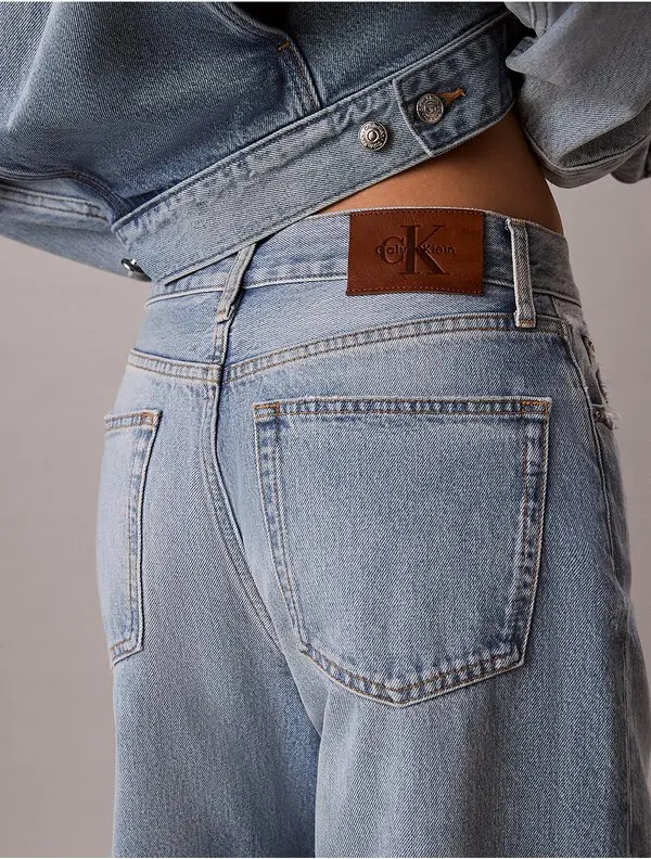 Calvin Klein Wide Leg Denim Pant