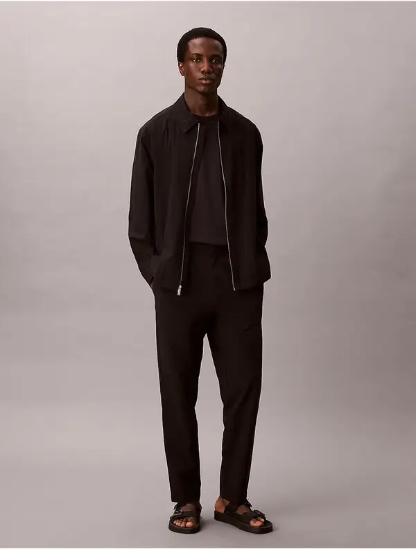 Calvin Klein Textured Shirt Jacket