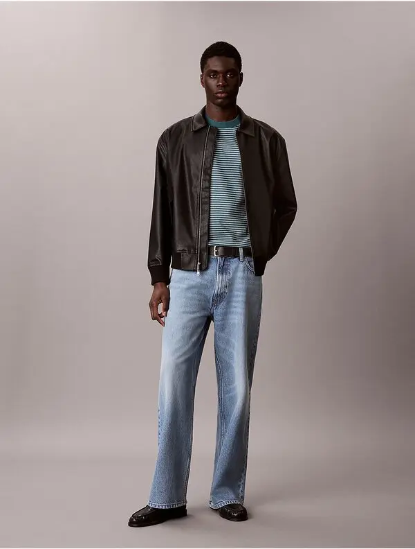 Calvin Klein Stripe Relaxed T-shirt - Vineyard